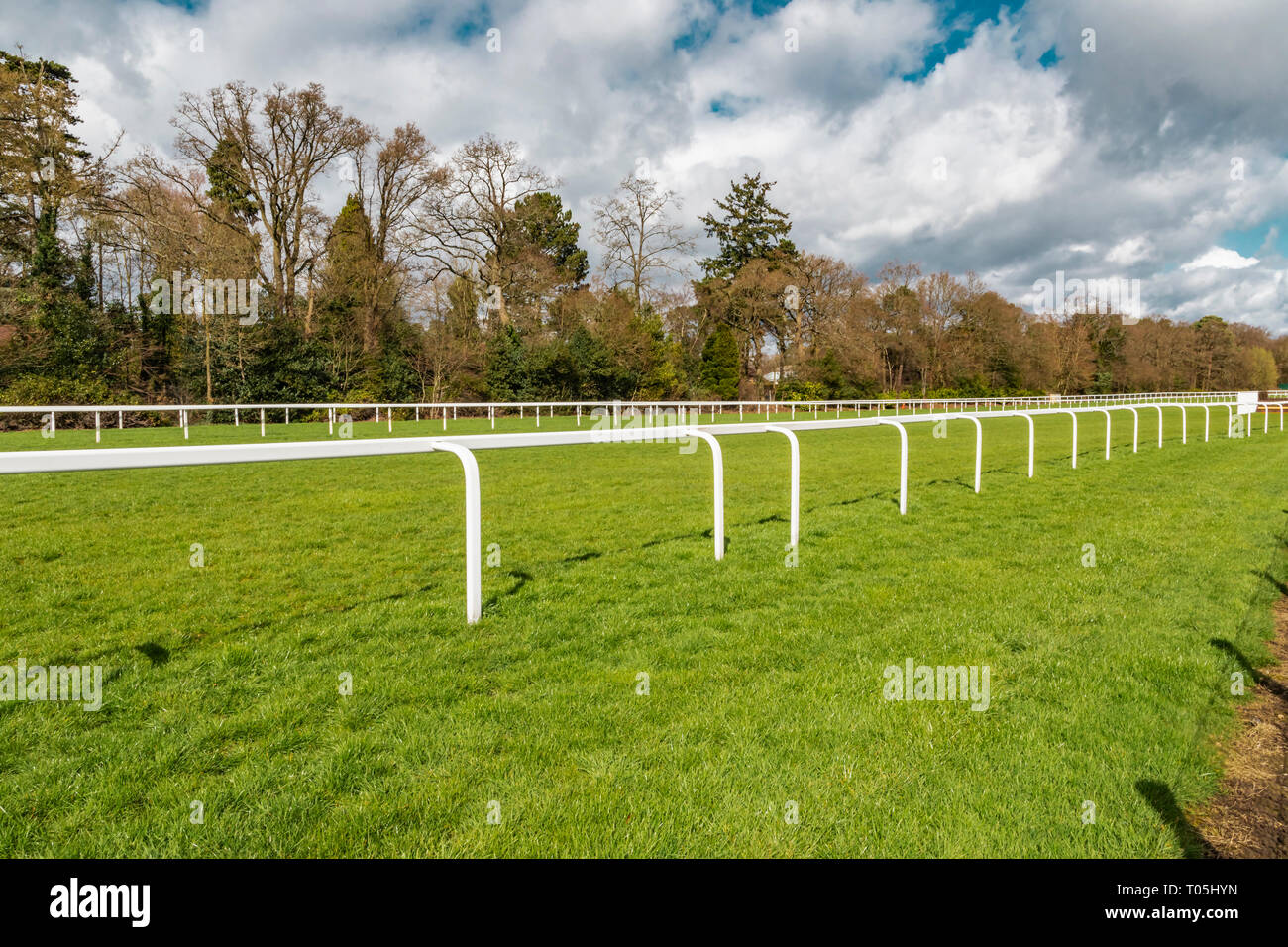 Ascot, England - March 17, 2019: View of the iconic British Ascot ...