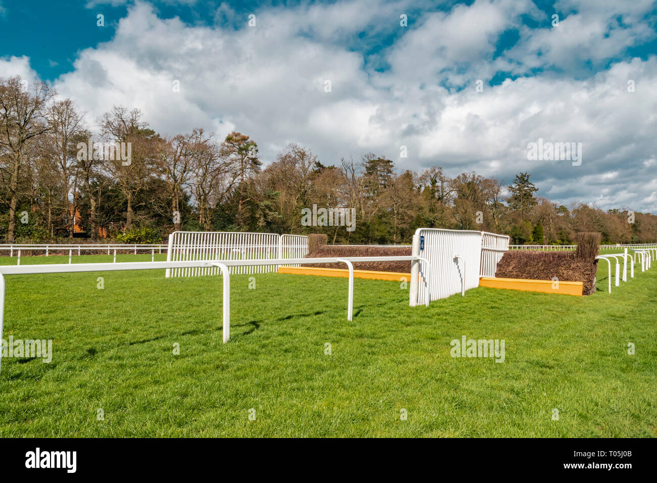 Ascot, England - March 17, 2019: View of the iconic British Ascot ...