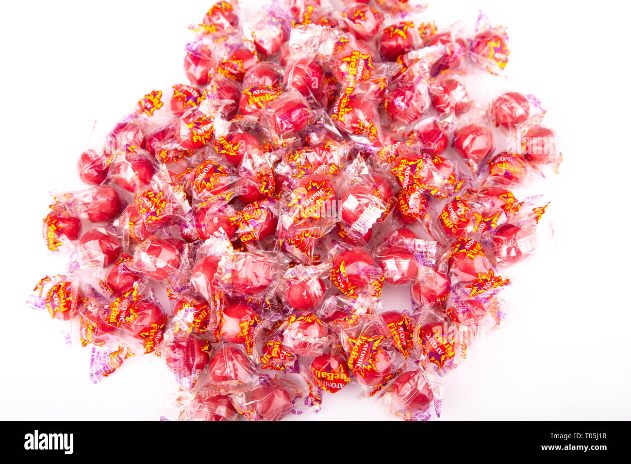 Atomic fire ball candy hi-res stock photography and images - Alamy