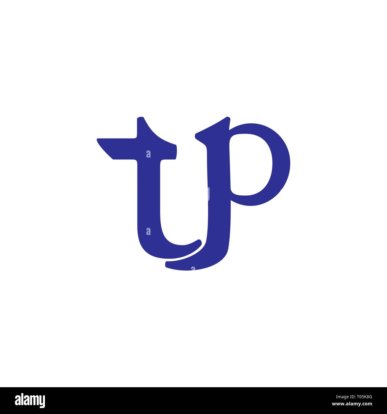 letters tp simple linked logo vector Stock Vector Image & Art - Alamy