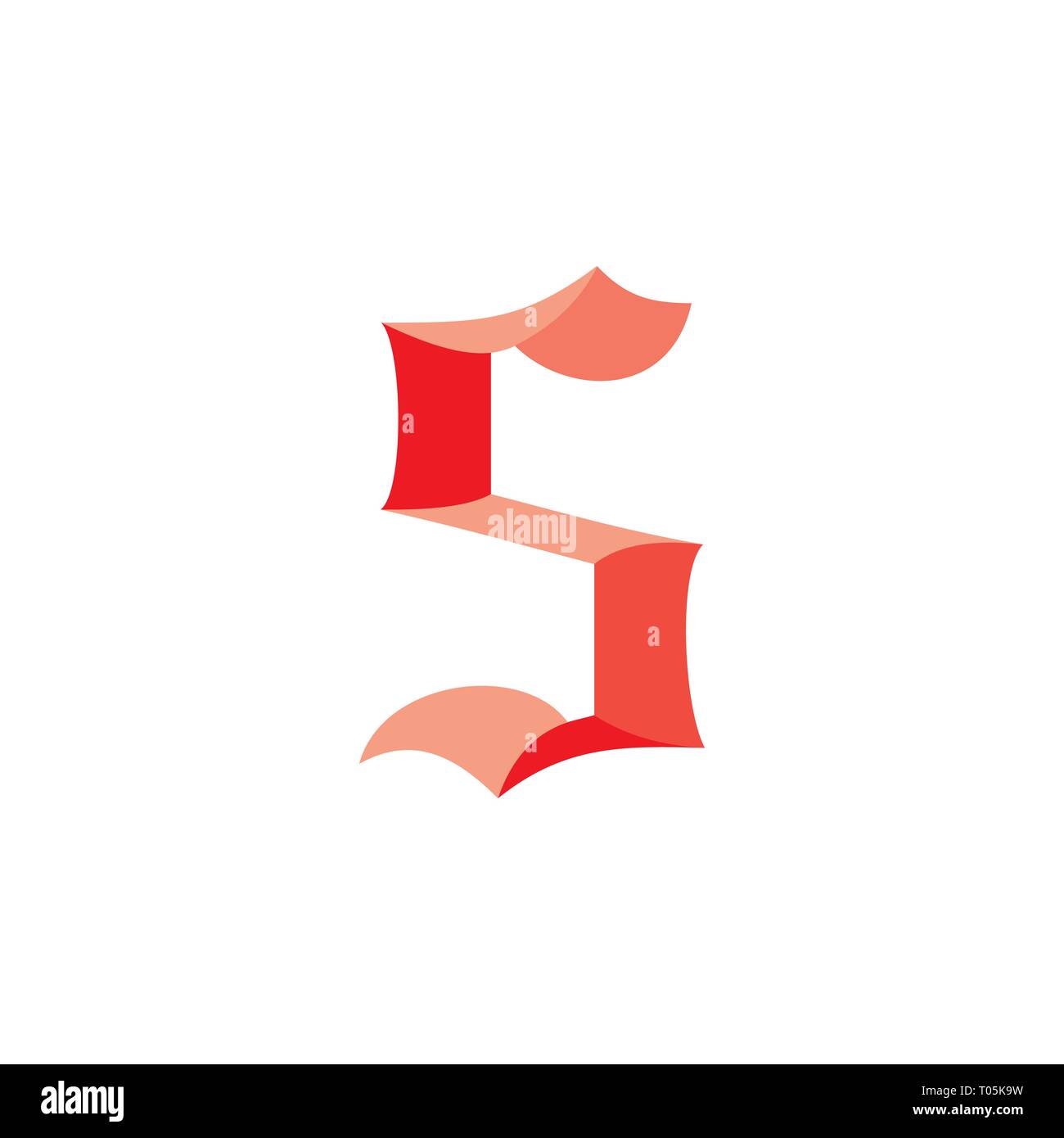 Letter 3d clean orange Stock Vector Images - Alamy