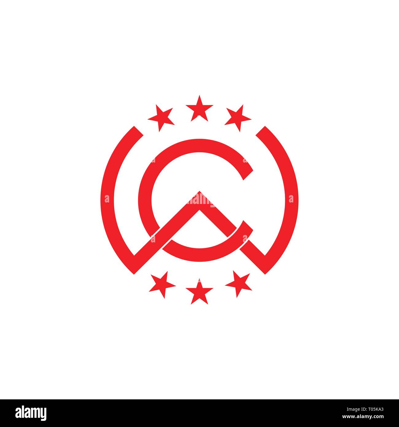 Stars logo Stock Vector Images - Alamy