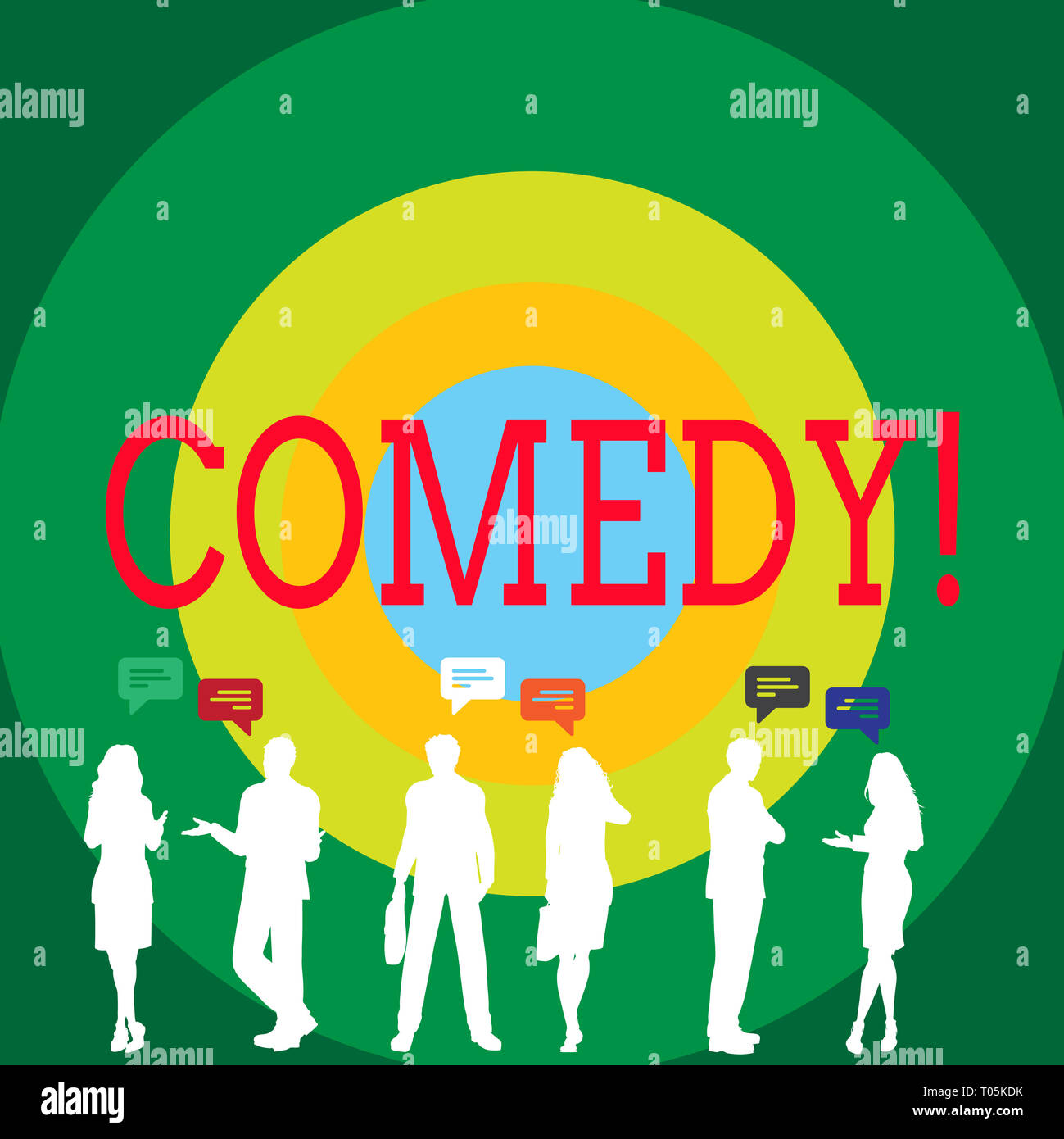 Conceptual hand writing showing Comedy. Concept meaning Fun Humor ...