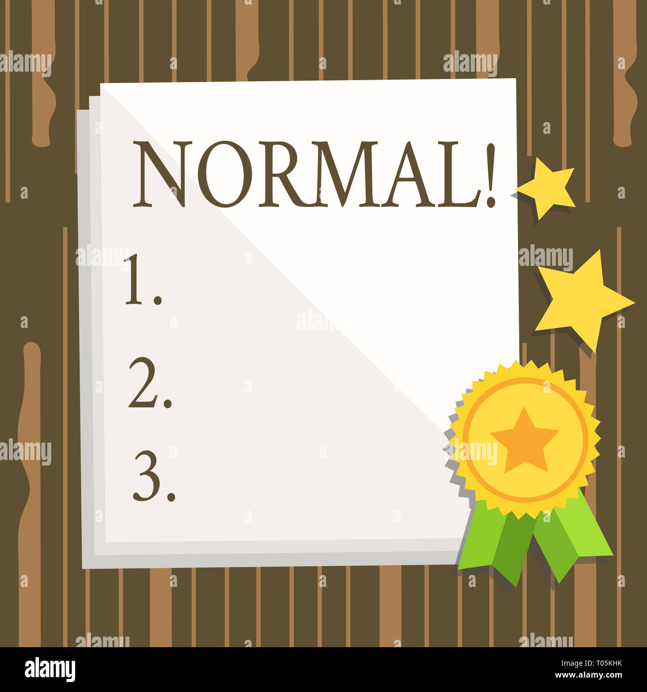 Word writing text Normal. Business photo showcasing conforming to a ...