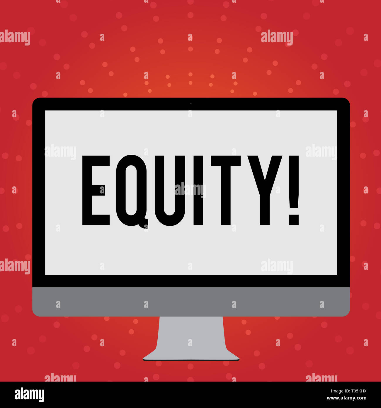 Conceptual hand writing showing Equity. Concept meaning Value of a ...