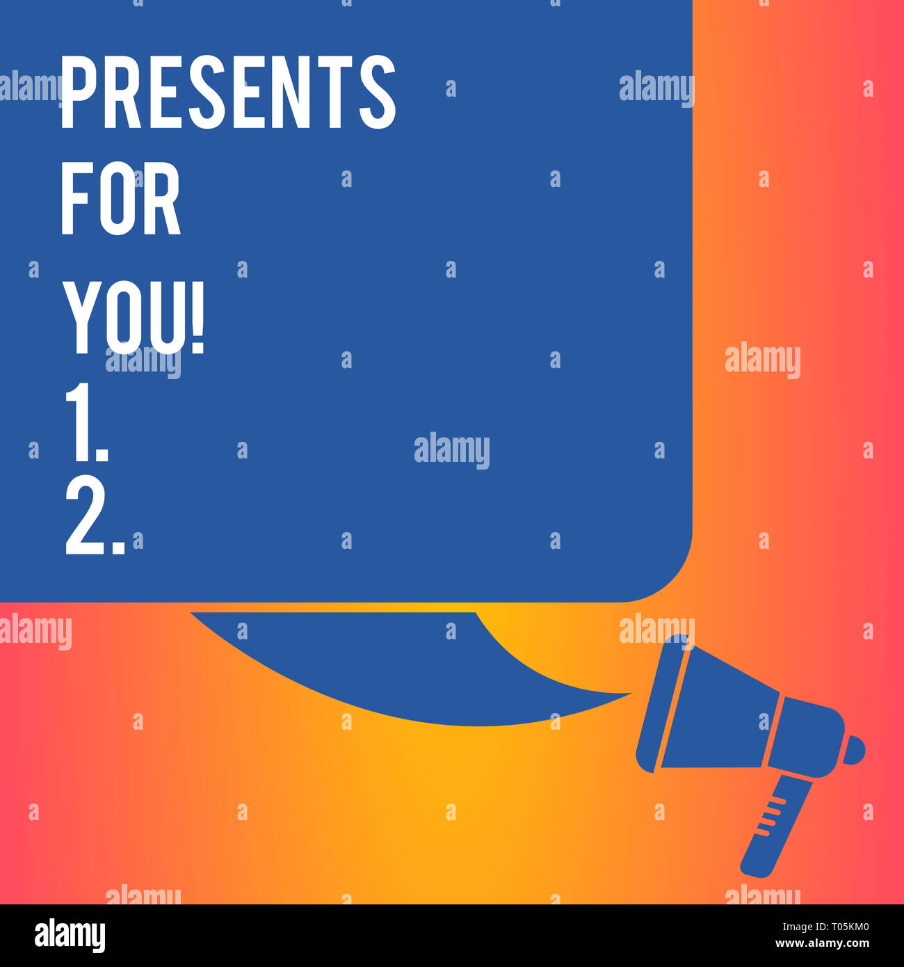 Handwriting text writing Presents For You. Conceptual photo give or ...