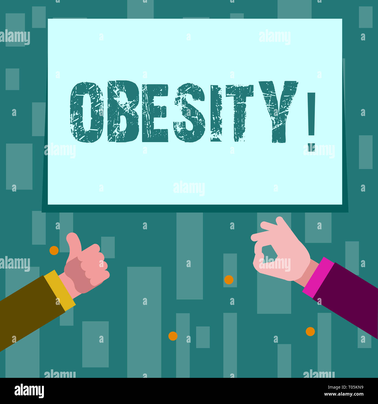 Writing note showing Obesity. Business concept for Medical condition ...