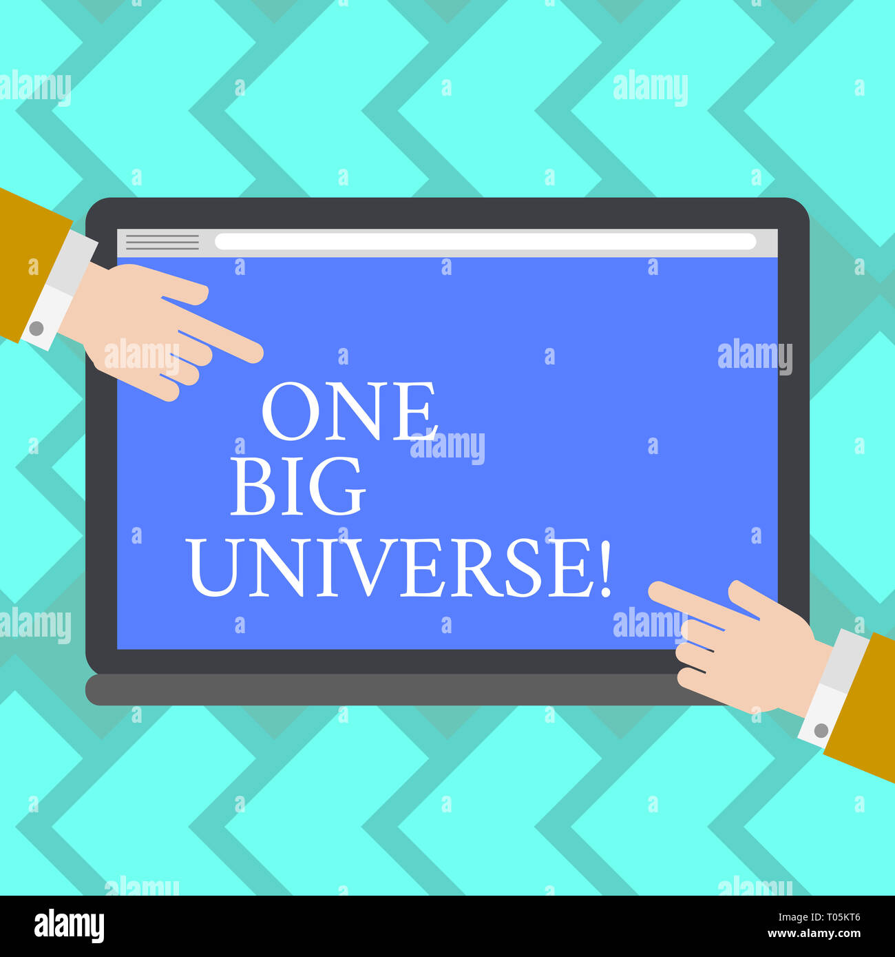 Text sign showing One Big Universe. Business photo showcasing all ...