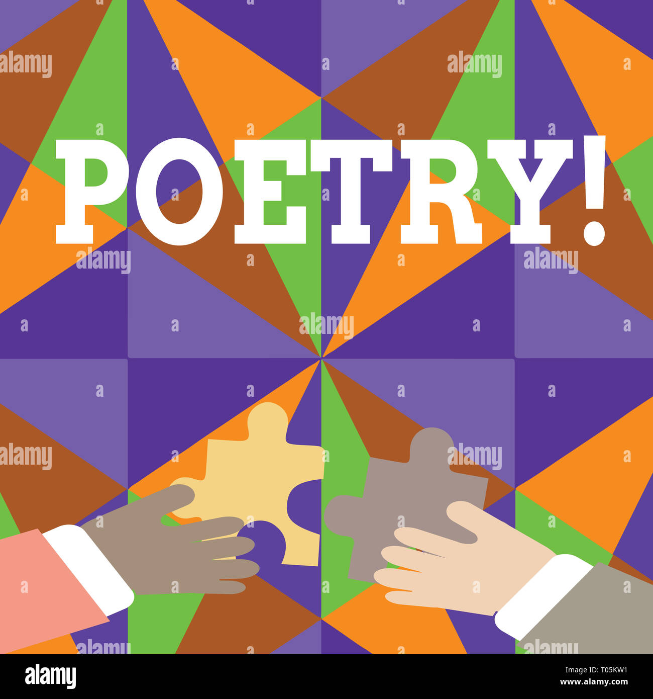 Handwriting text Poetry. Conceptual photo Literary work Expression of ...