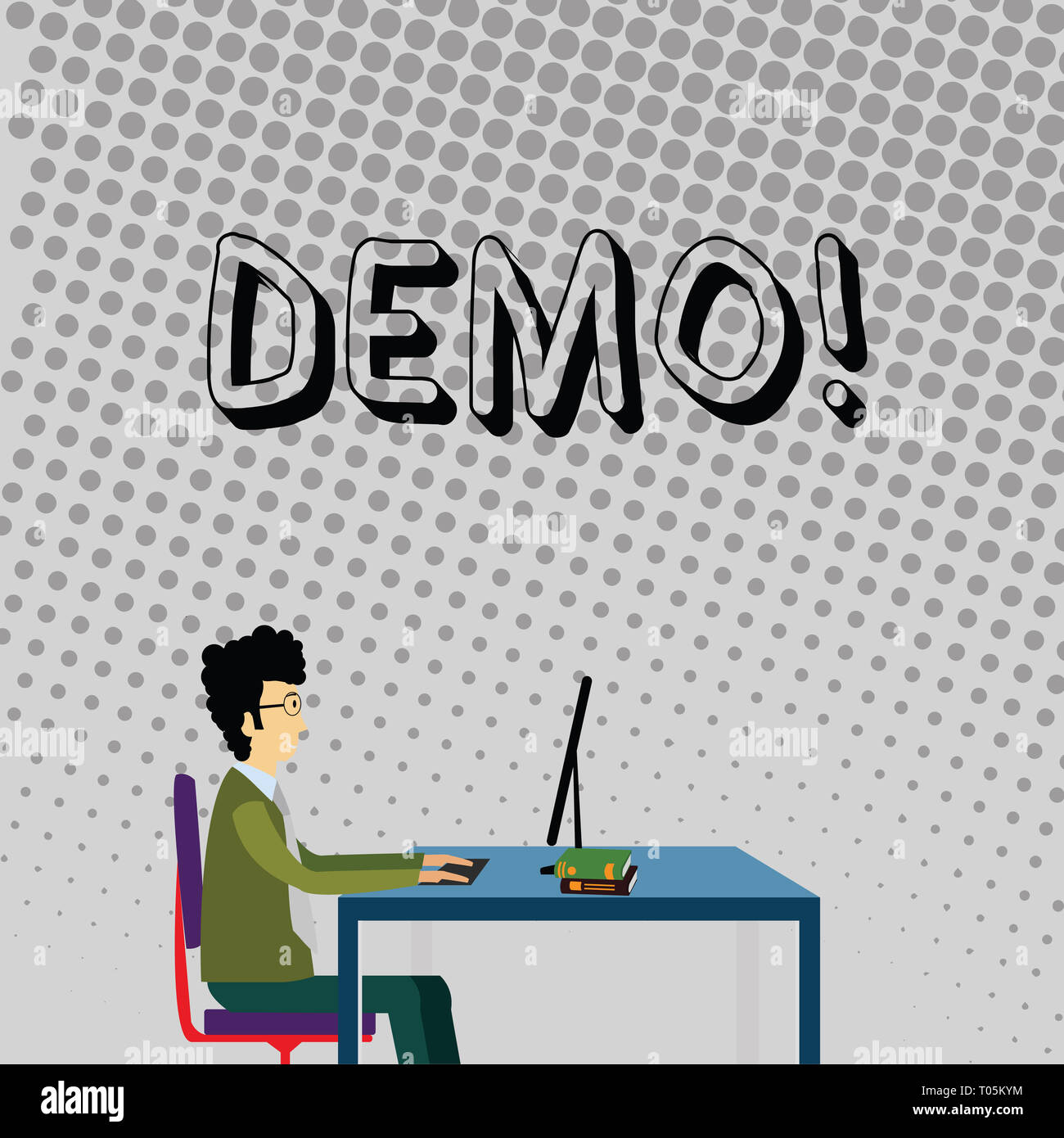 Handwriting text Demo. Conceptual photo Trial Beta Version Free Test ...