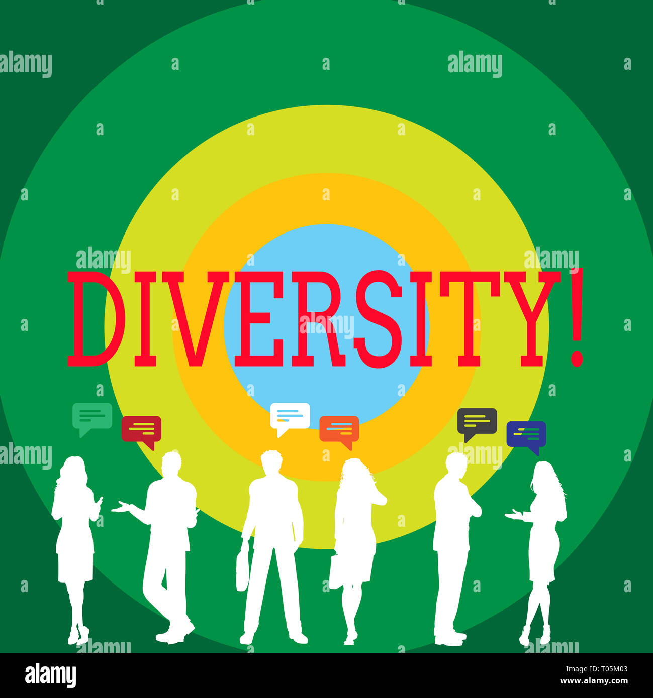 Conceptual hand writing showing Diversity. Concept meaning Being ...