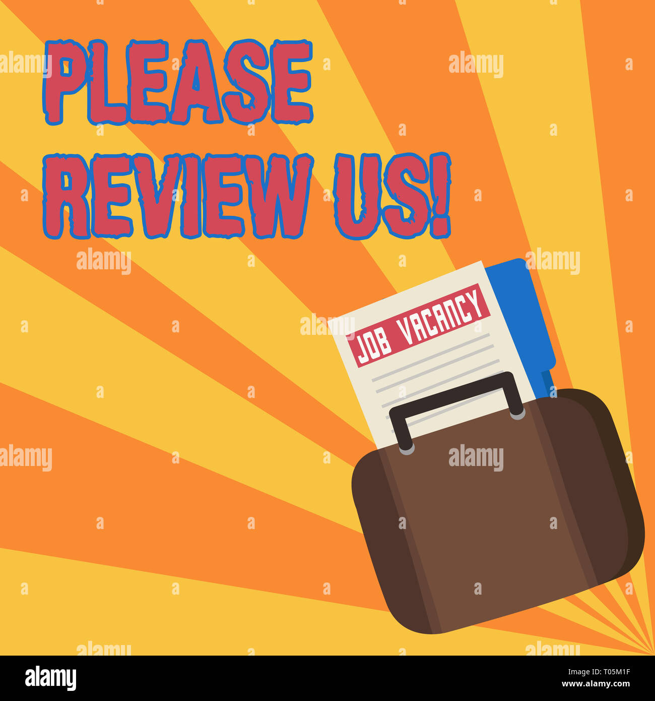 Text sign showing Please Review Us. Business photo showcasing situation ...