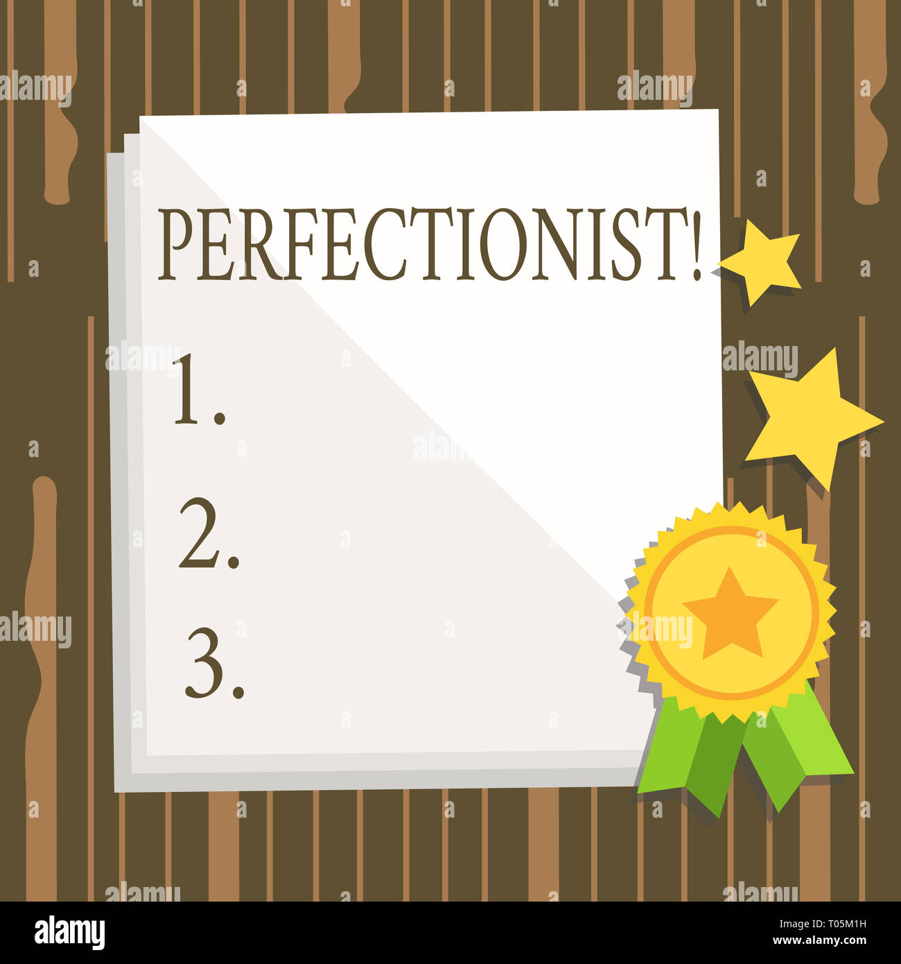 Word writing text Perfectionist. Business photo showcasing Person who ...