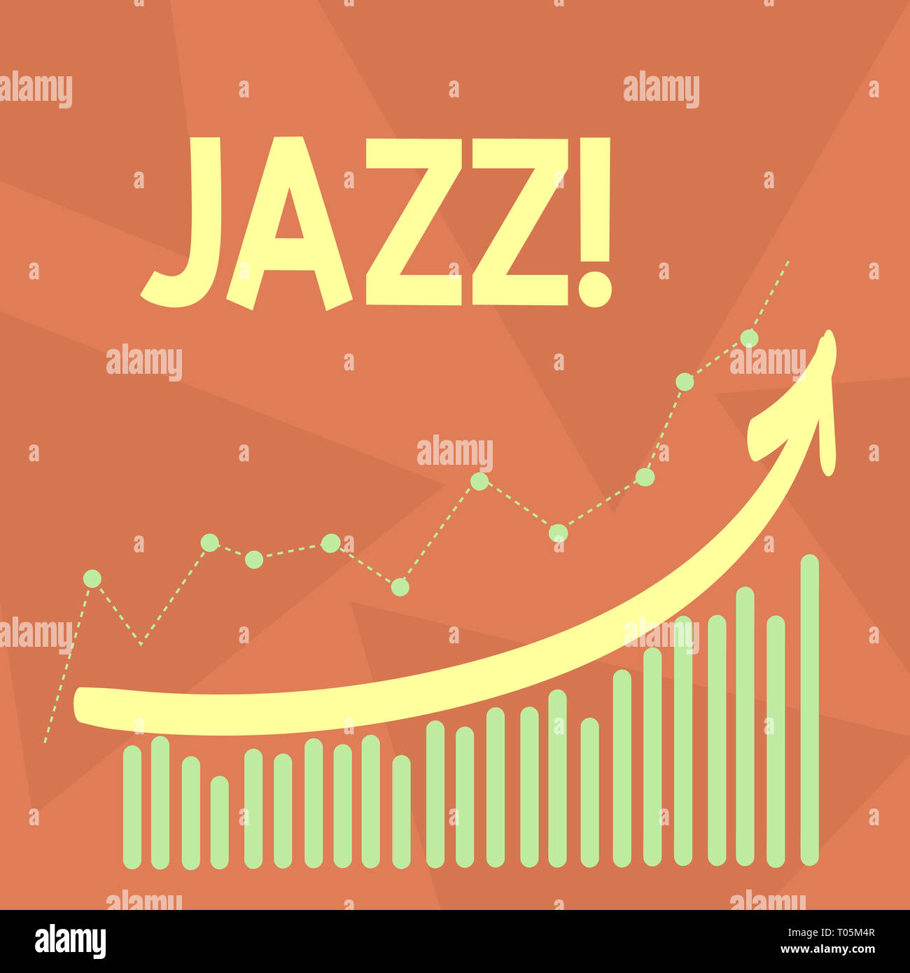 Handwriting text writing Jazz. Conceptual photo Type of music of black ...