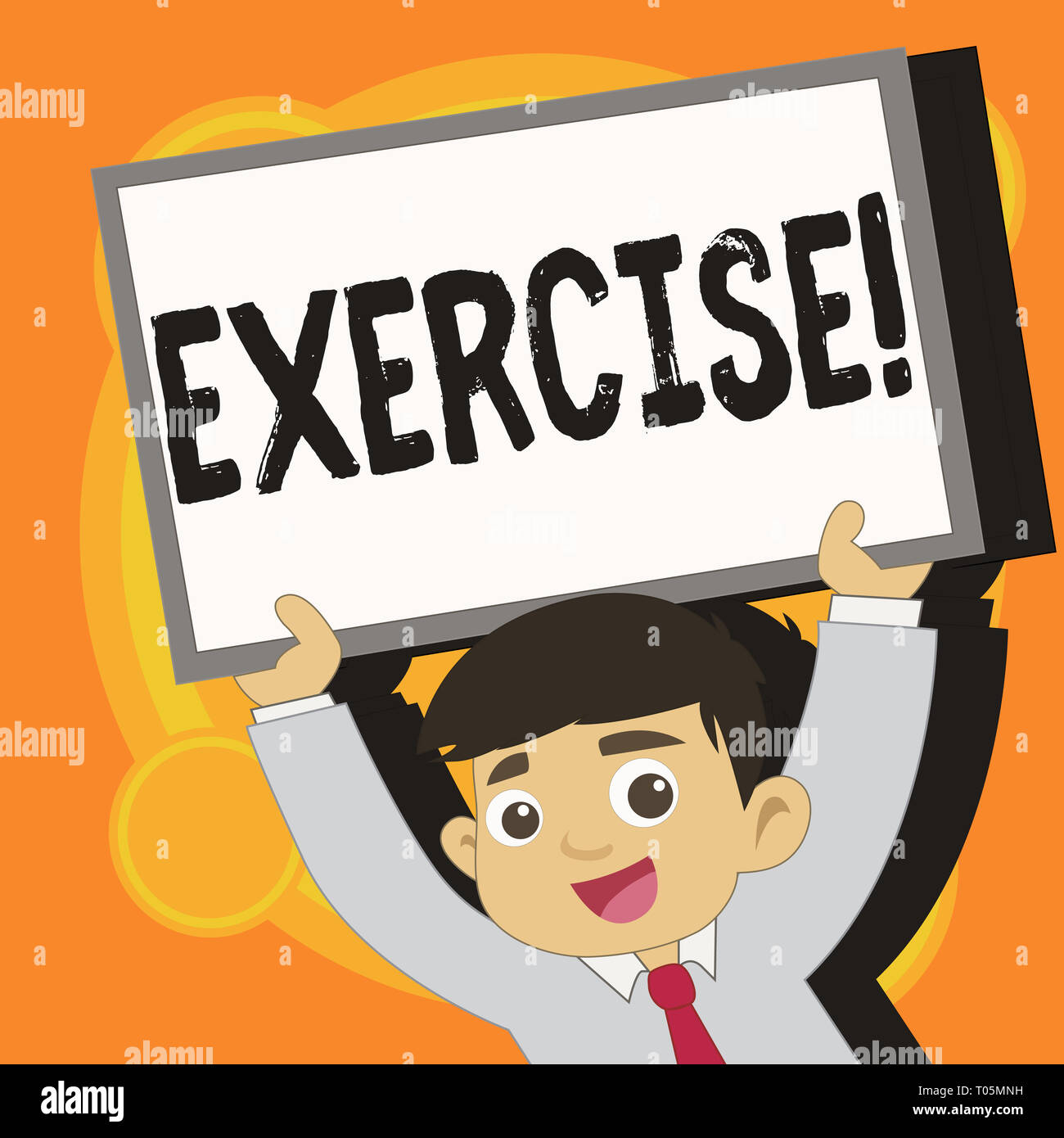 Writing note showing Exercise. Business concept for Activity requiring ...
