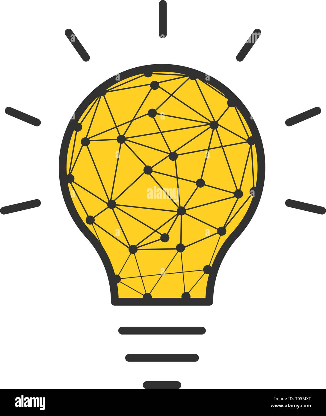 Dots connect lightbulb hi-res stock photography and images - Alamy