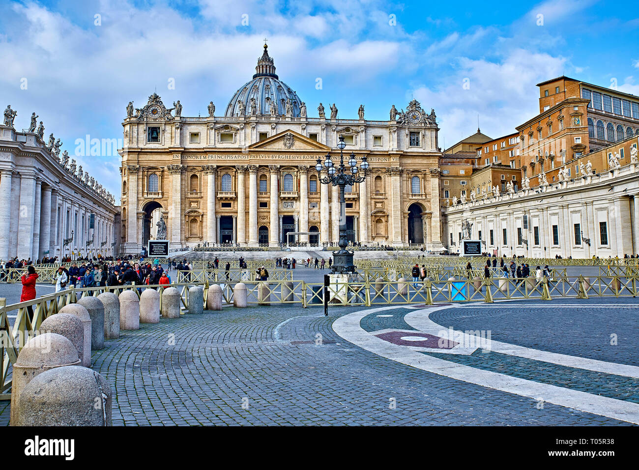 Designed principally by Donato Bramante, Michelangelo, Carlo Maderno ...