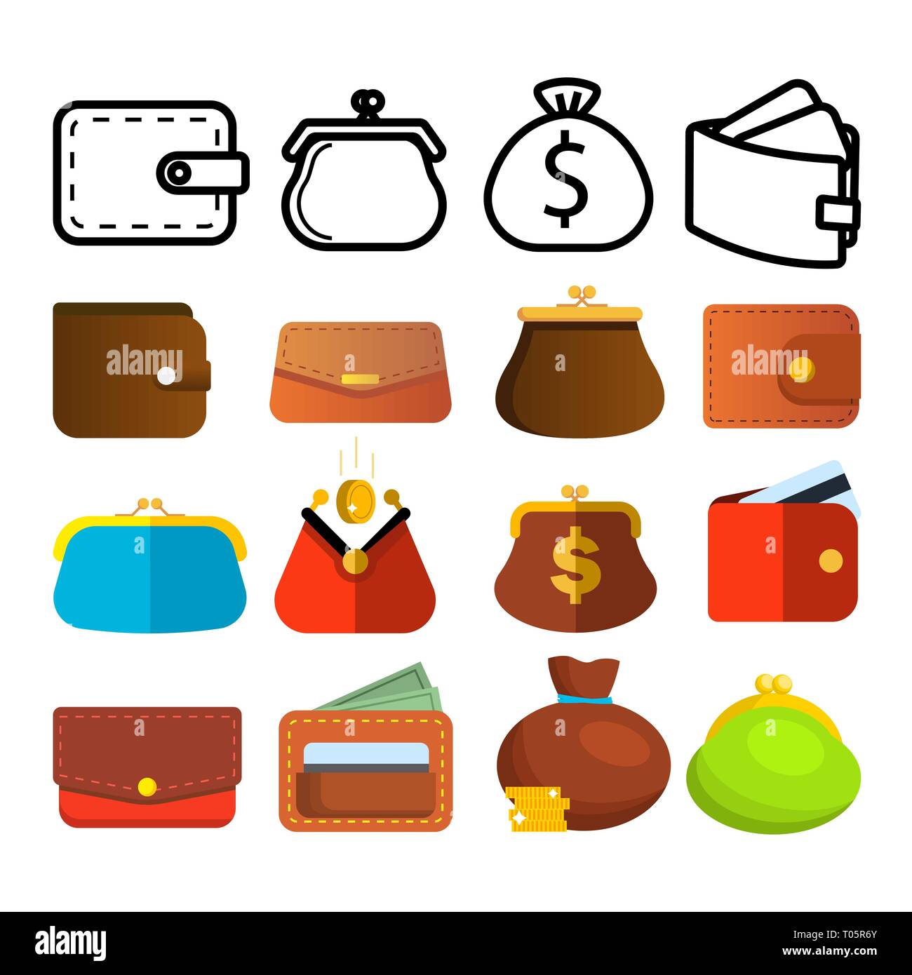 Safe wallet icon simple Stock Vector Images - Alamy