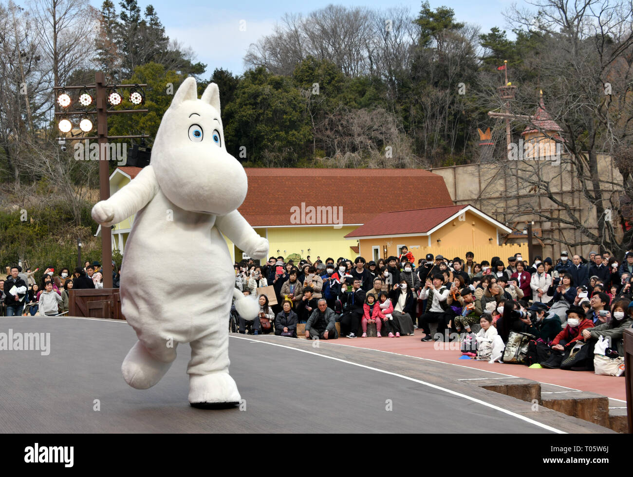 Hanno, Japan. 16th Mar, 2019. A new amusement park themed on the world ...