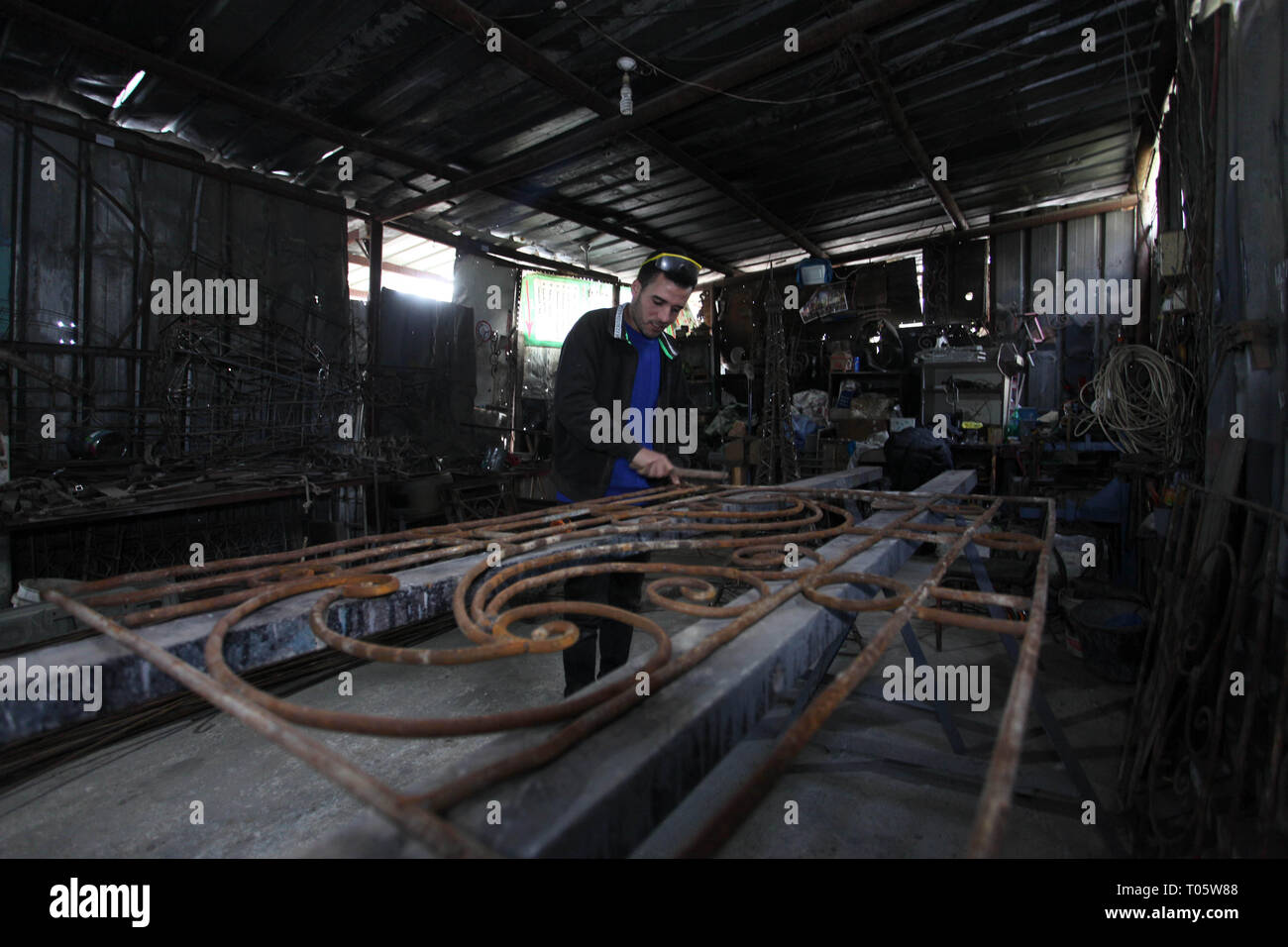 Gaza City, Gaza Strip, Palestinian Territory. 17th Mar, 2019. Anas ...