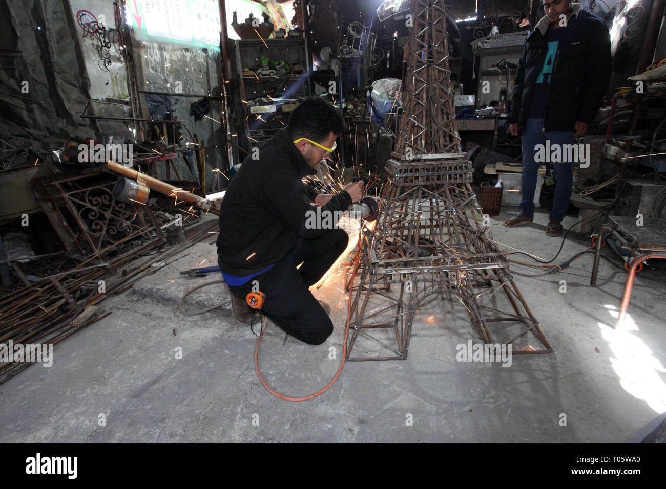 Gaza City, Gaza Strip, Palestinian Territory. 17th Mar, 2019. Anas ...