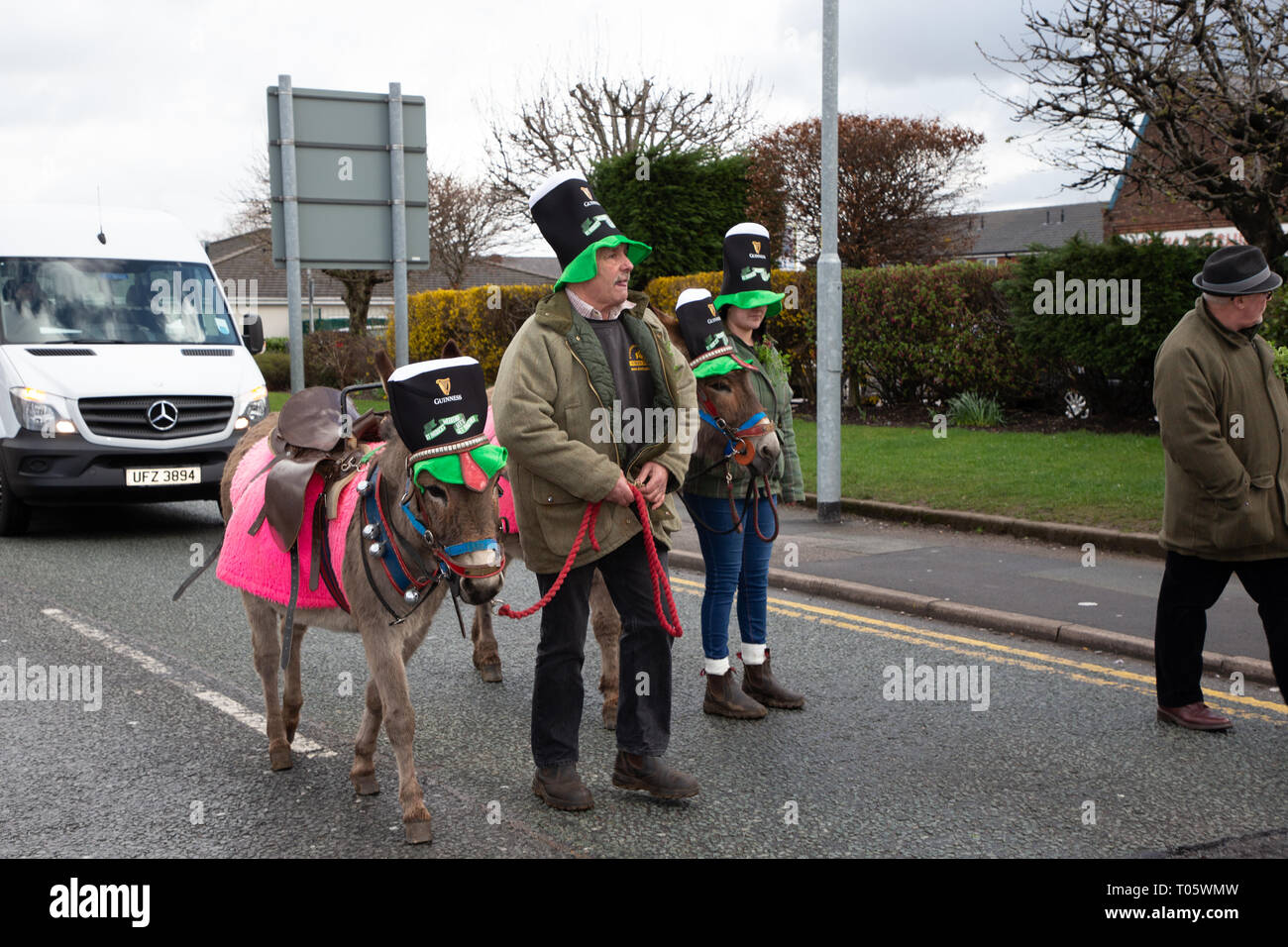 Celebration crowd donkeys parade hi-res stock photography and images ...