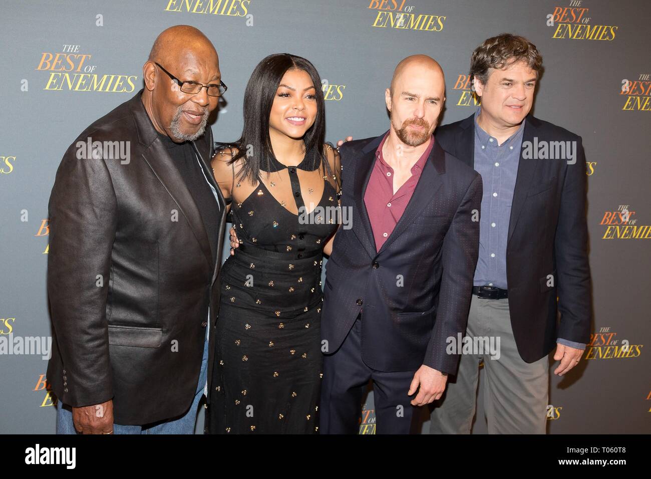 New York, USA. 17th Mar, 2019. Bill Riddick, Taraji P. Henson, Sam ...