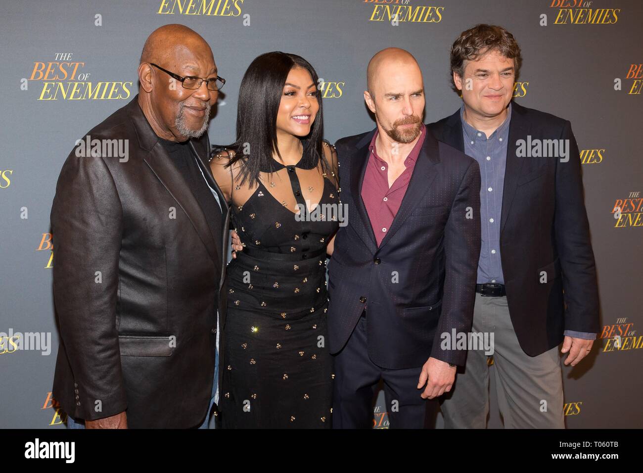 New York, USA. 17th Mar, 2019. Bill Riddick, Taraji P. Henson, Sam ...