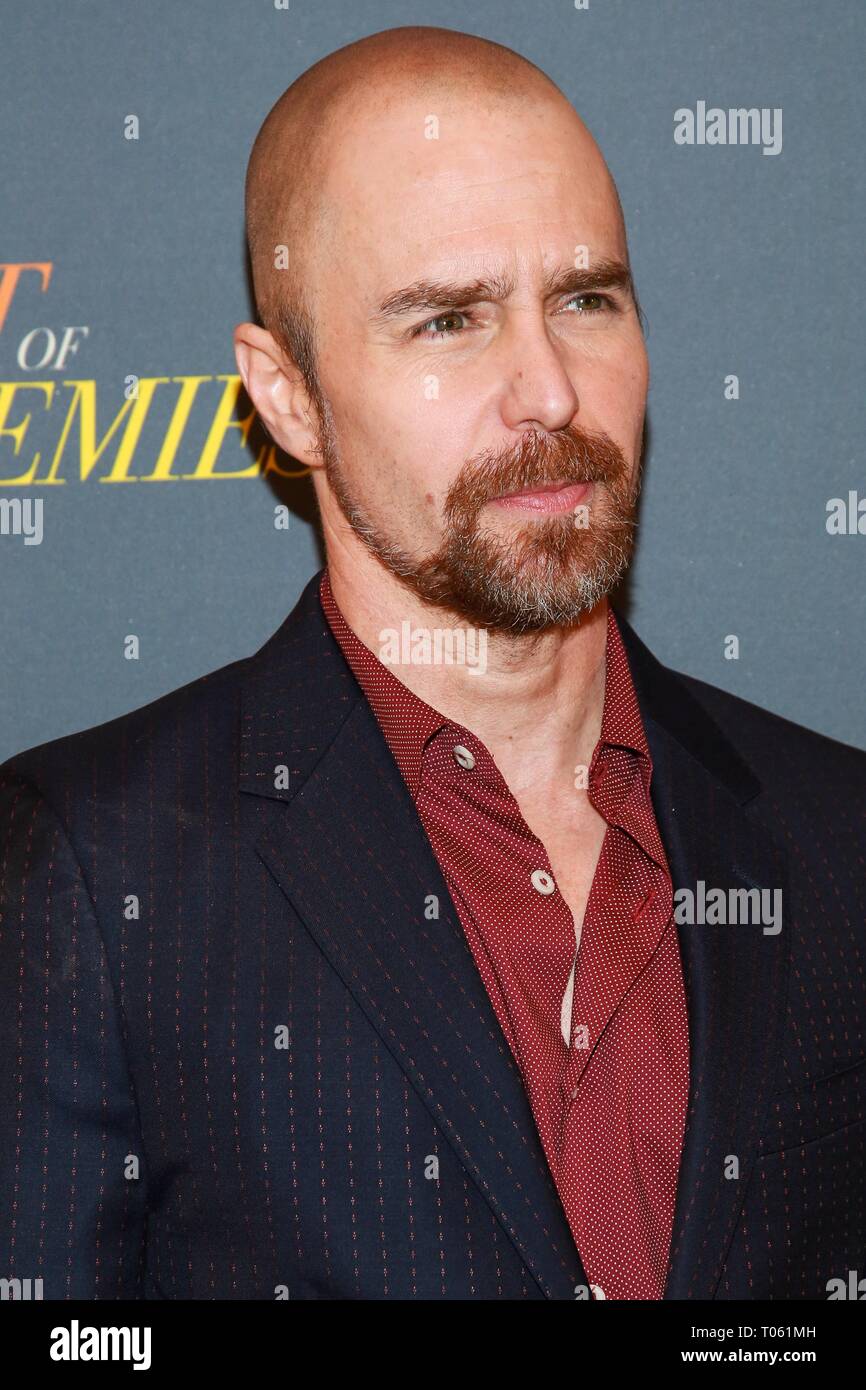 New York, USA. 17th Mar, 2019. Sam Rockwell at arrivals for THE BEST OF ...