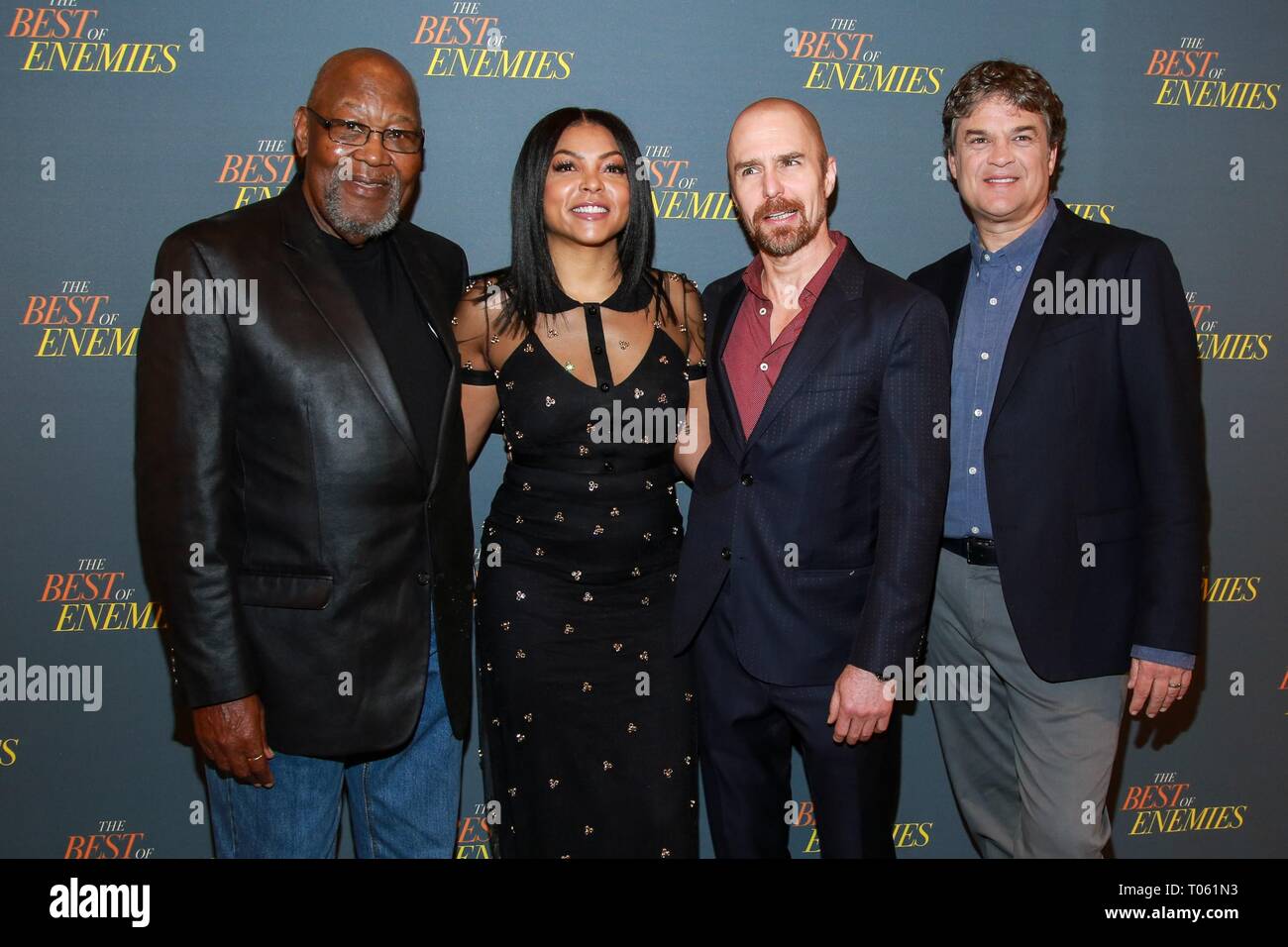 New York, USA. 17th Mar, 2019. Bill Riddick, Taraji P. Henson, Sam ...