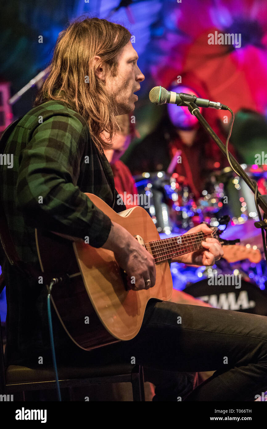 Ternate, Italy. 17th Mar, 2019. The American singer/songwriter LEVI ...