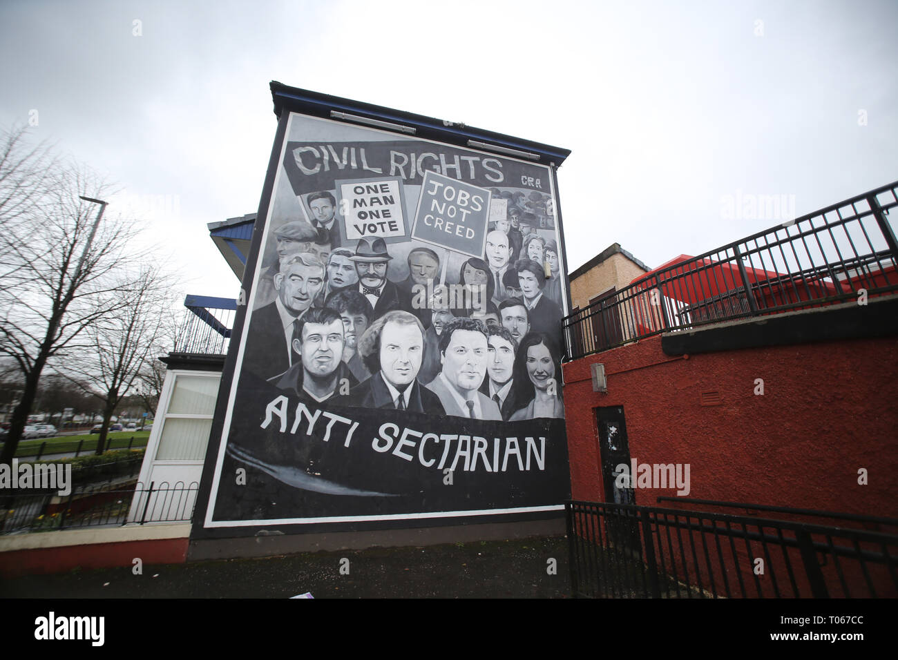 Northern ireland derry march 1968 hi-res stock photography and images ...