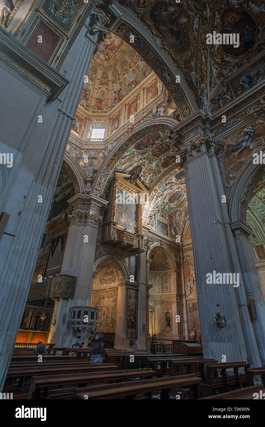interior of the cathedral with artistic works Stock Photo - Alamy