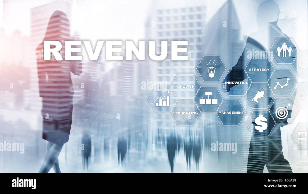 Increase revenue concept. Planing growth and increase of positive ...