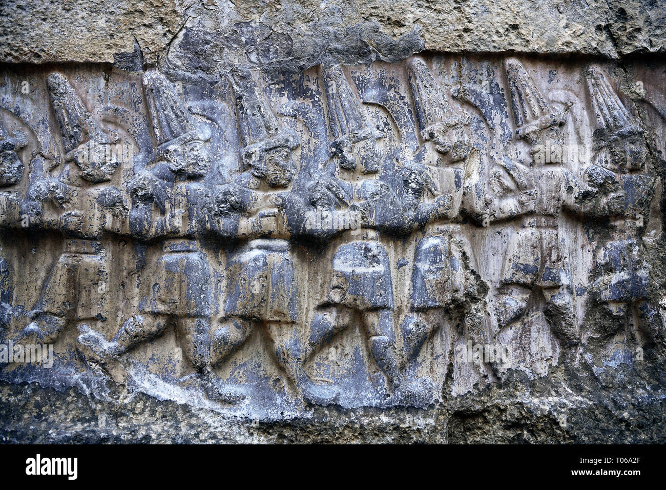 Sculpture of the twelve gods of the underworld from the 13th century BC ...