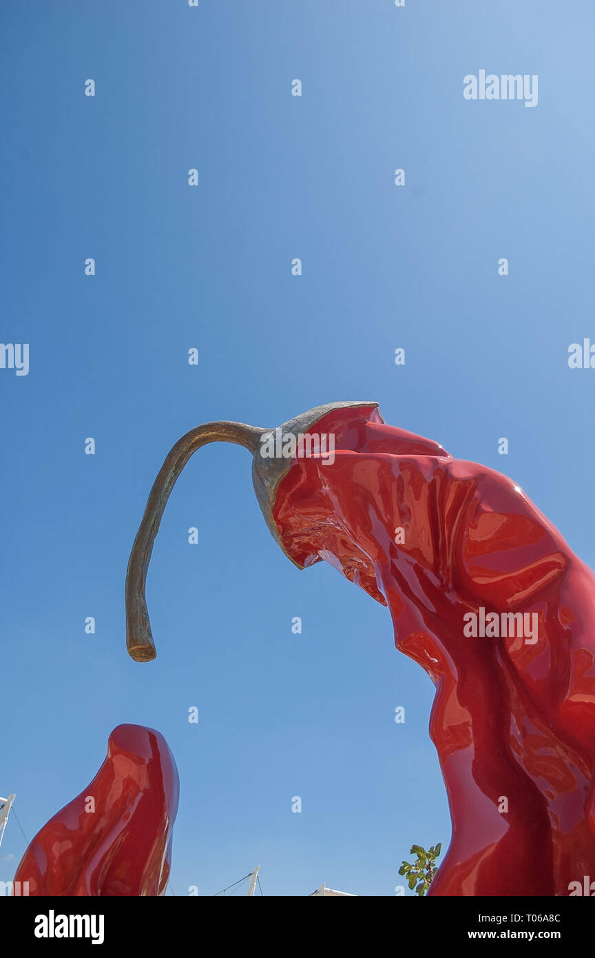 chili pepper sculpture Stock Photo - Alamy