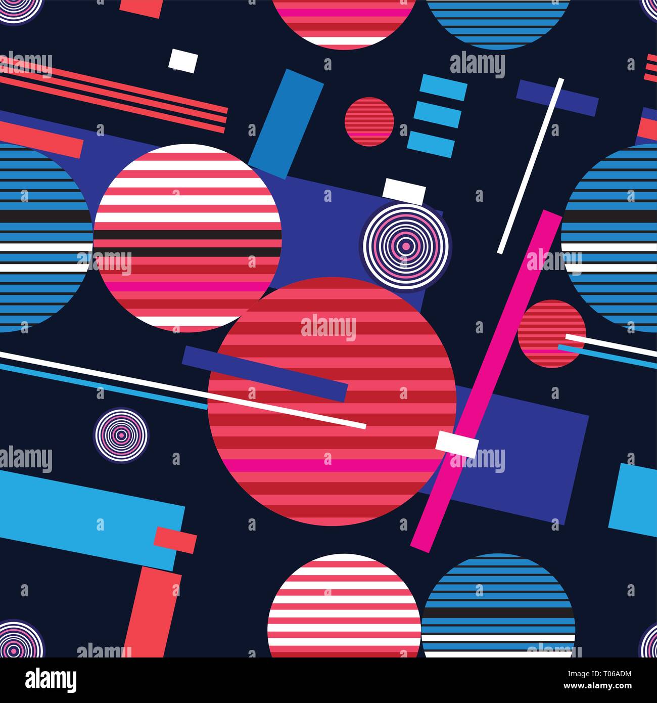 Various geometric patterns circles hi-res stock photography and images ...