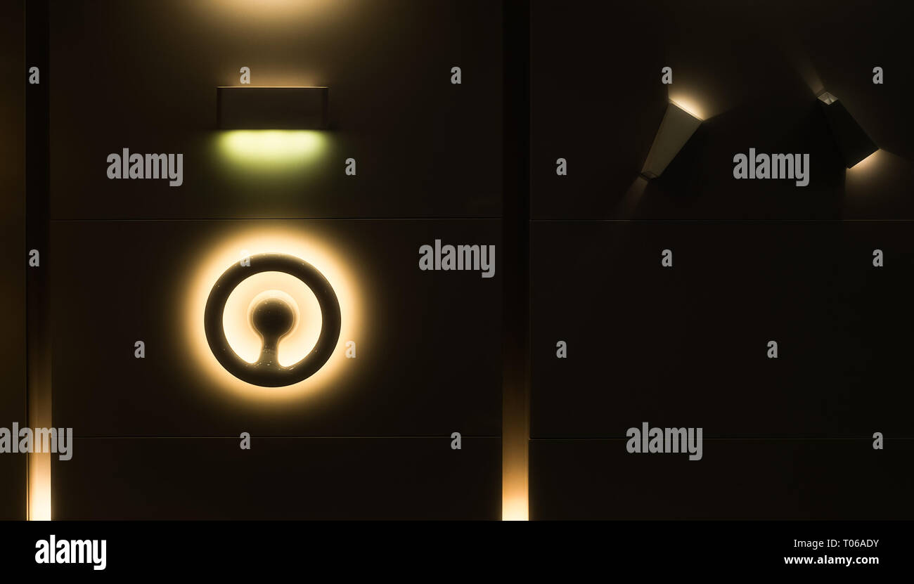 Abstract yellow lights and shadows Stock Photo - Alamy