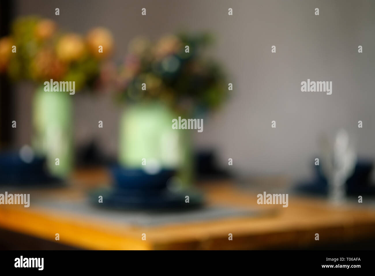 Empty family dinner table hi-res stock photography and images - Alamy