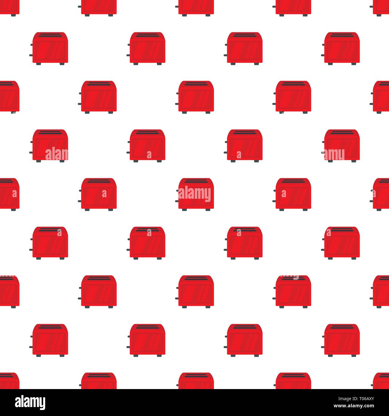 Vintage toaster pattern seamless vector repeat for any web design Stock ...