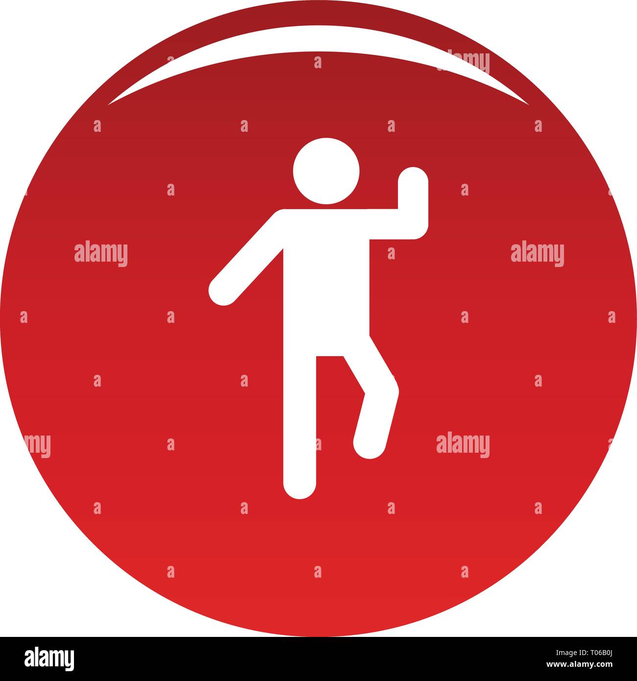 Stick figure stickman icon pictogram. Vector simple illustration of ...