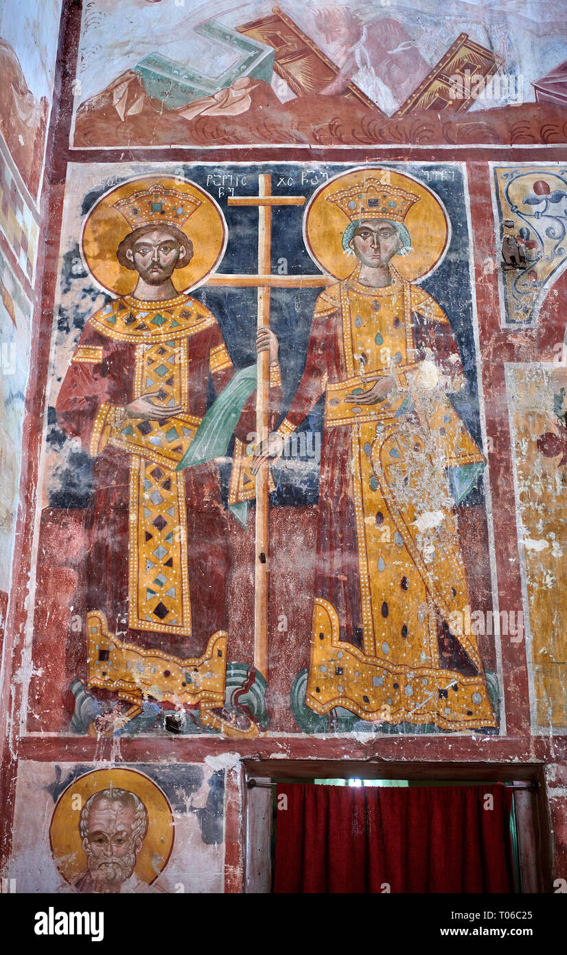 Pictures & images of the Byzantine fresco panels in the Gelati Georgian ...