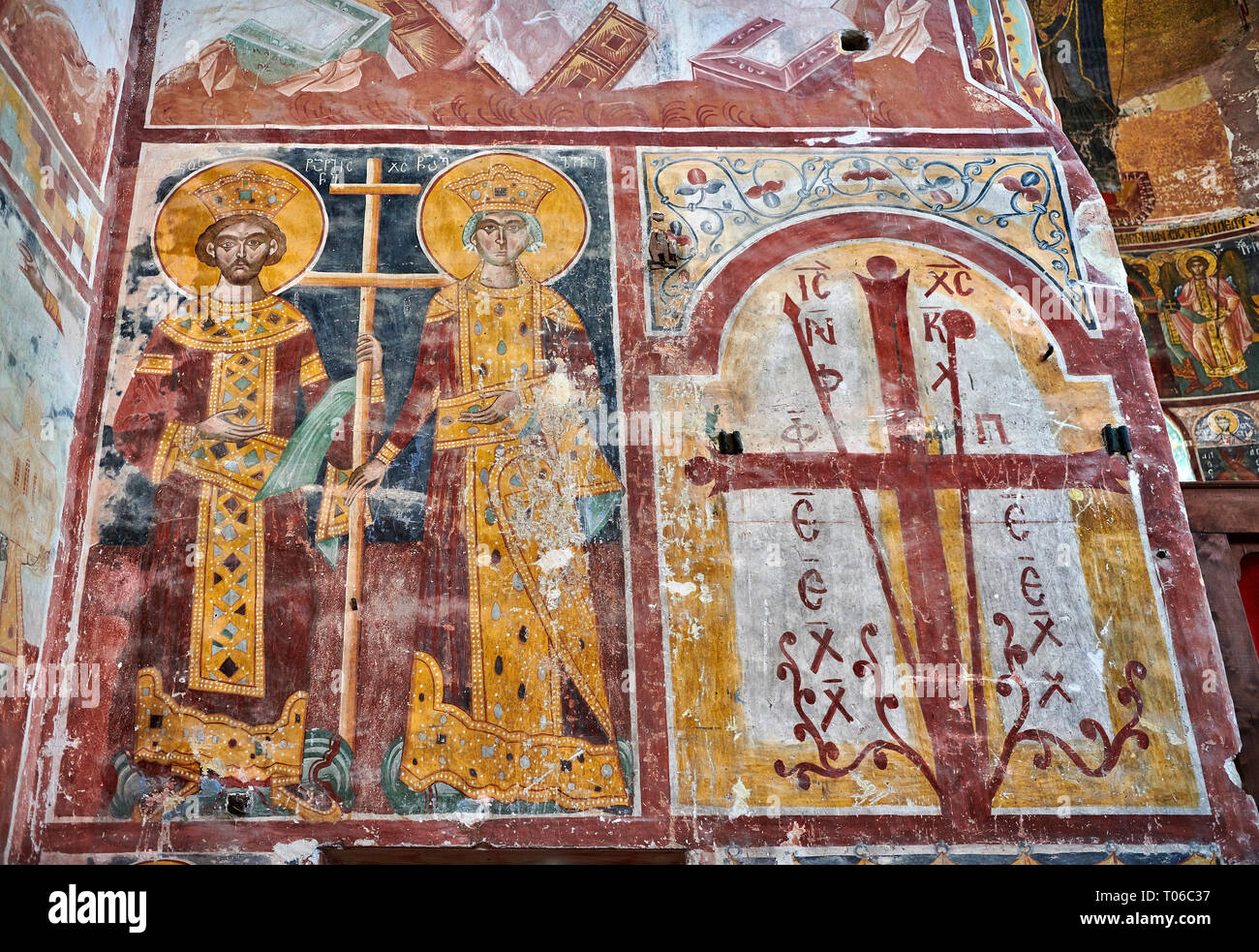 Pictures & images of the Byzantine fresco panels in the Gelati Georgian ...