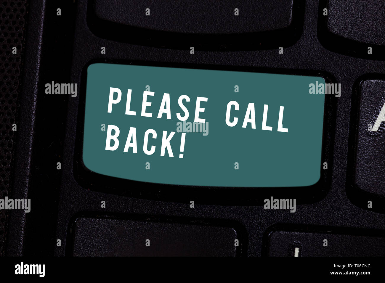 Writing note showing Please Call Back. Business concept for invitation ...