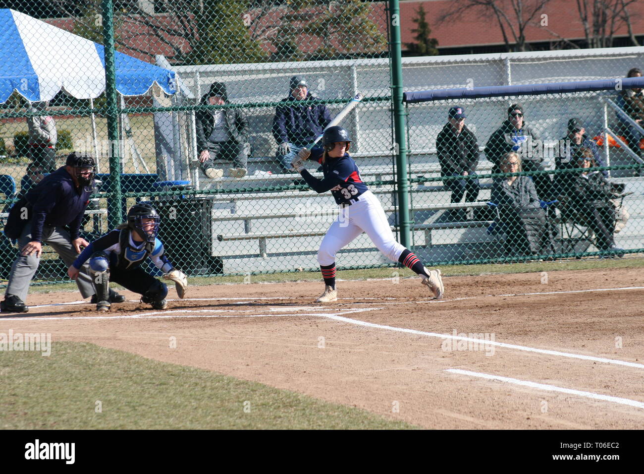 Get out early on the ball Stock Photo - Alamy