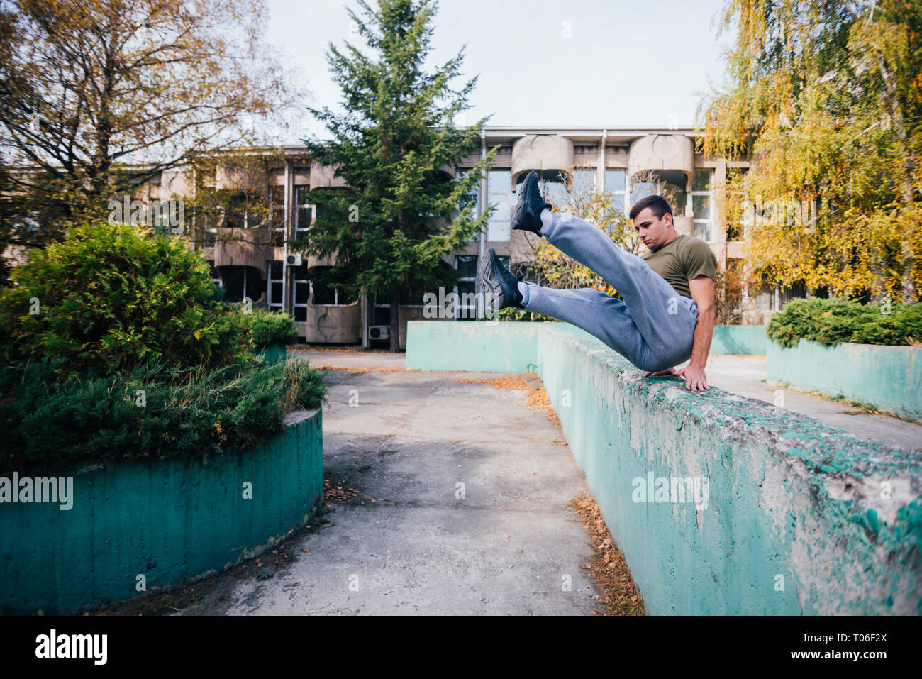 Person doing a backflip hi-res stock photography and images - Alamy