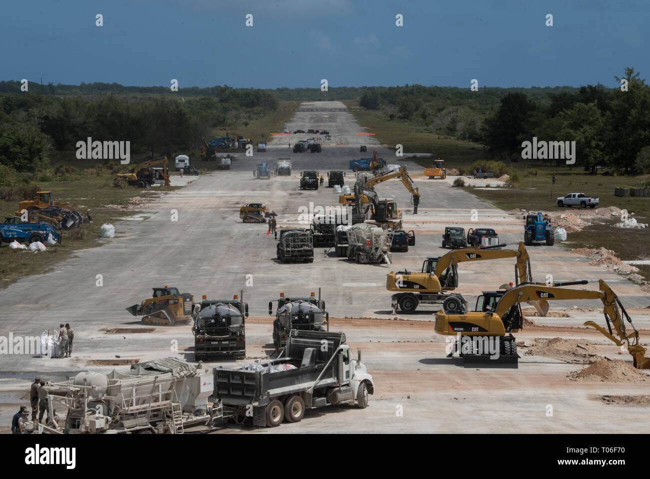 Airfield damage repair hi-res stock photography and images - Alamy