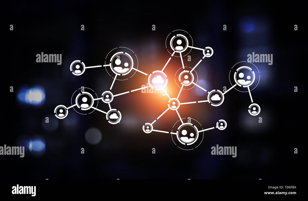 Concept of global networking Stock Photo - Alamy