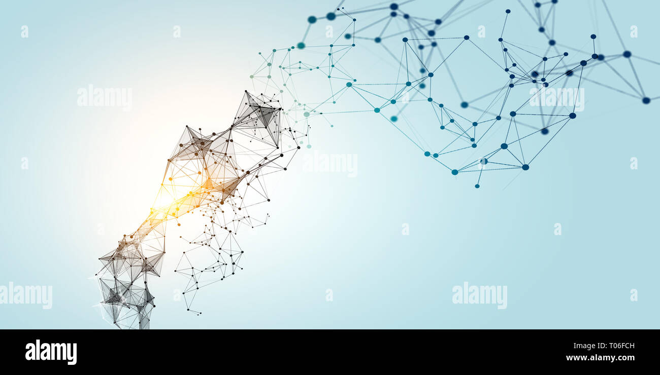 Connection and communication concept. 3d rendering Stock Photo - Alamy