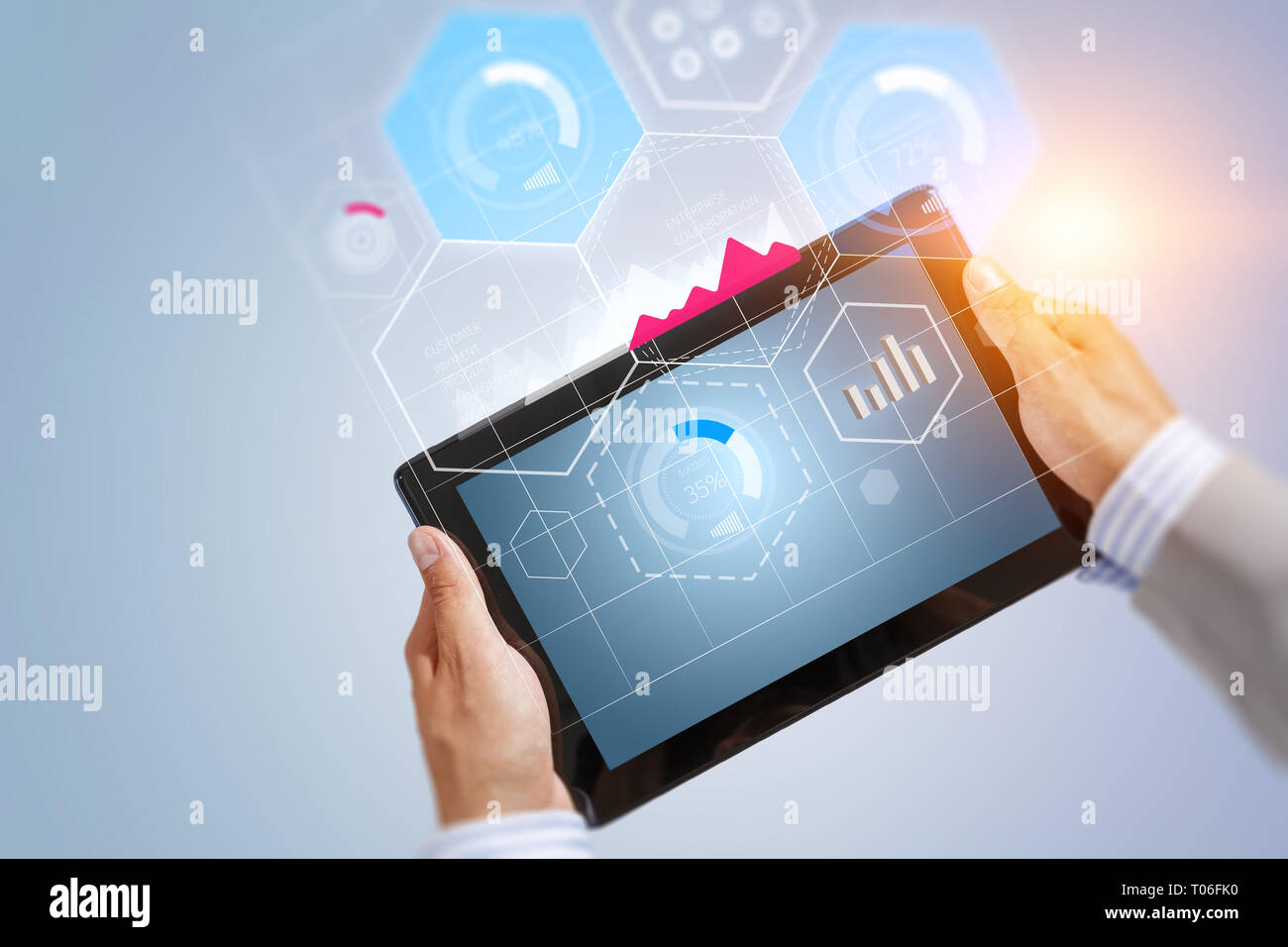 Connection technologies for business Stock Photo - Alamy